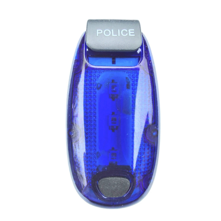 Blue Police Safety Light & Docking Stud